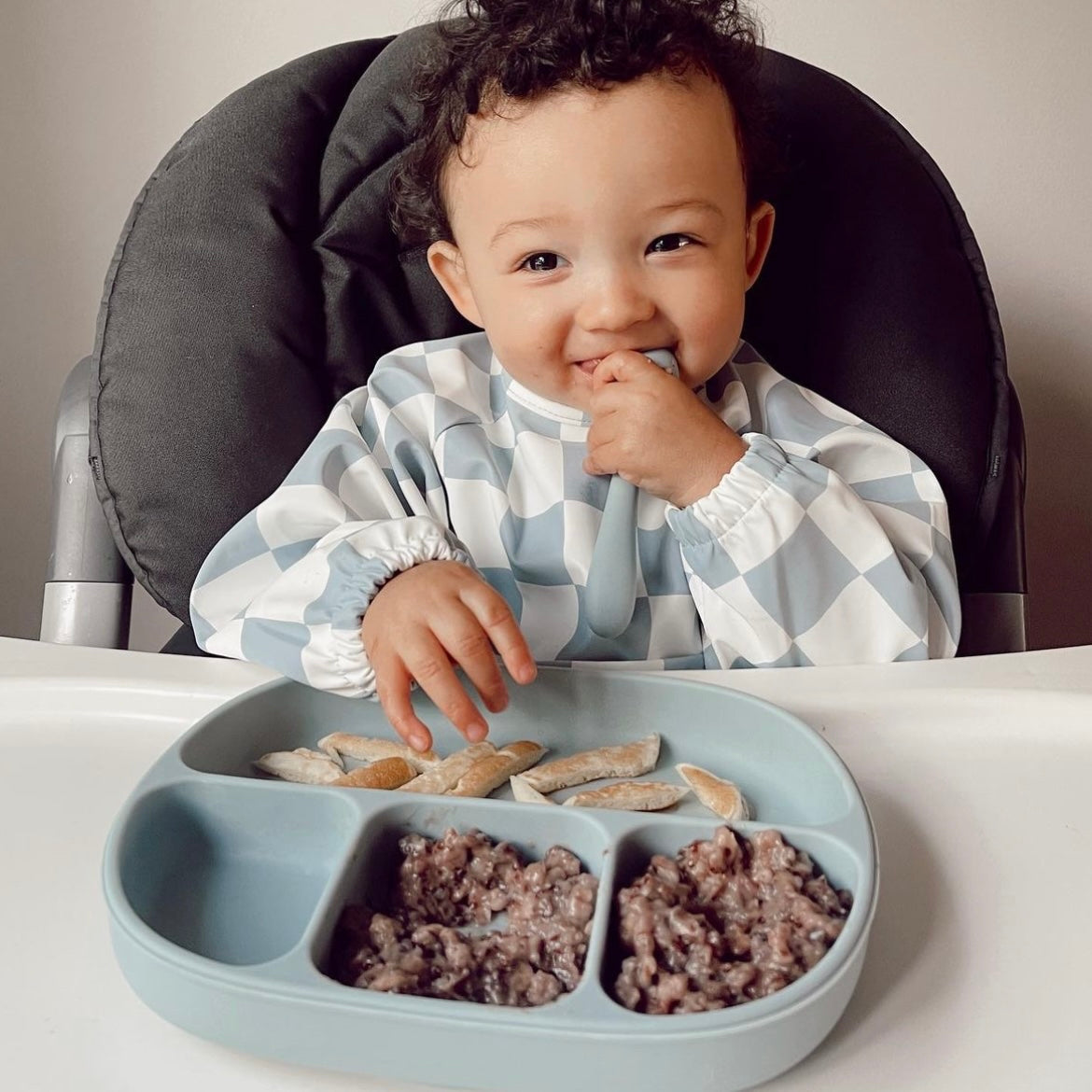 The Grayson Long Sleeve Bib - Checkered – Calla and Friends