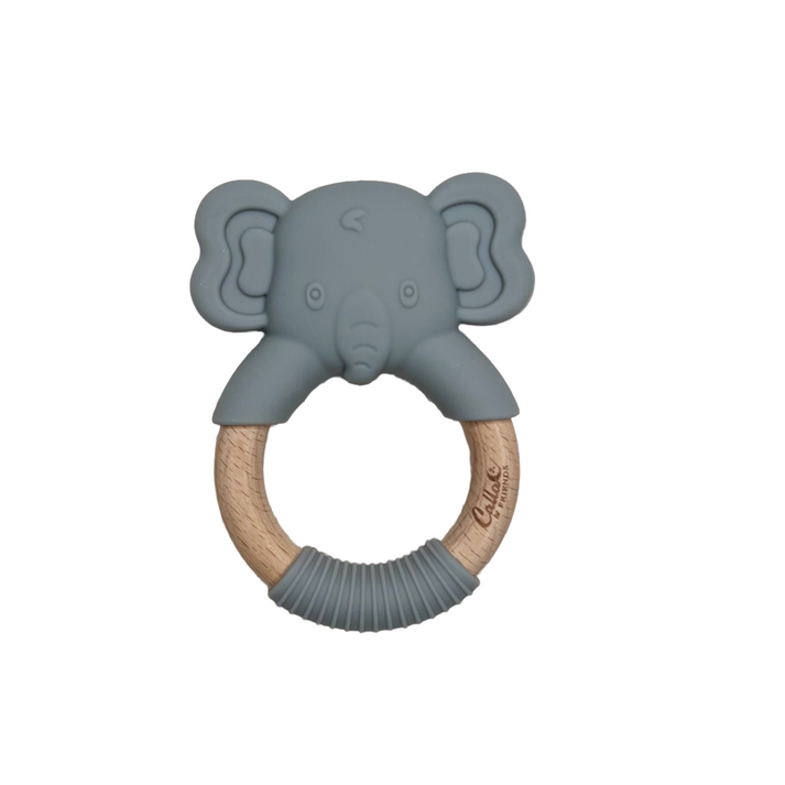 Elephant Silicone Teether – Calla and Friends